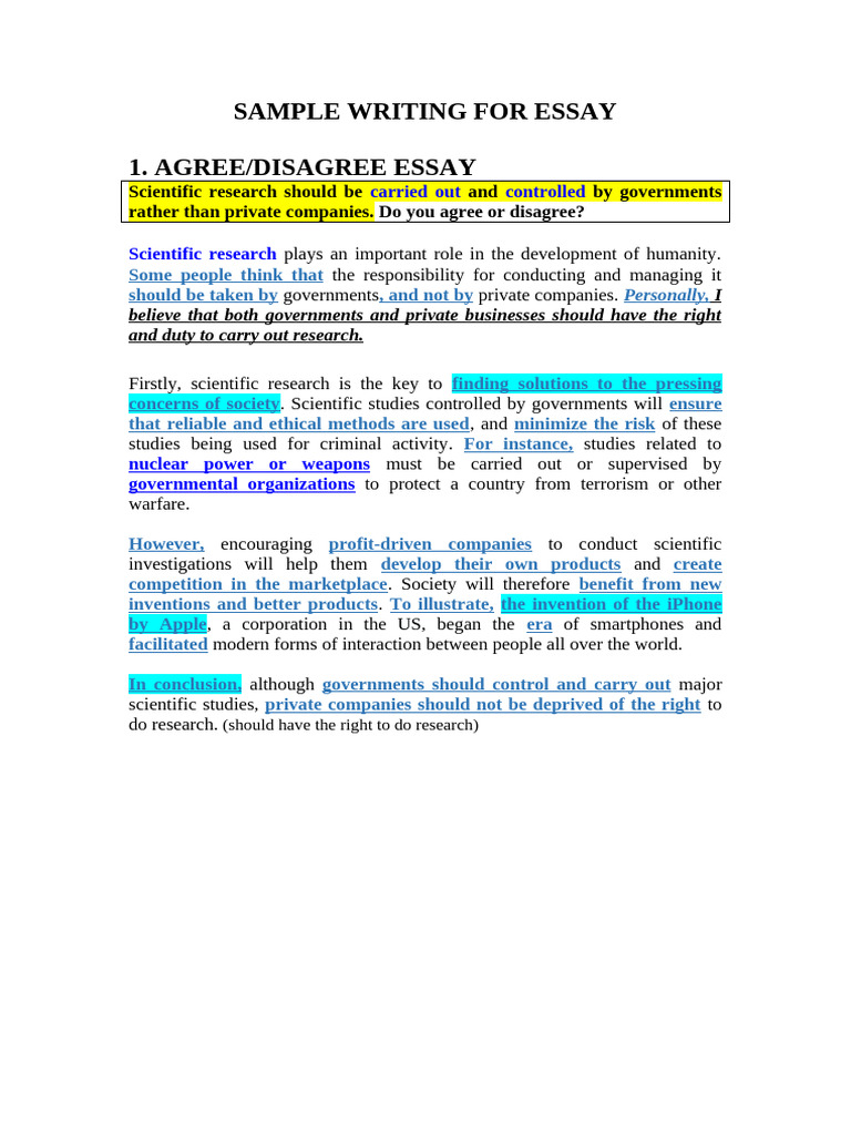 Sample Writing For Essays | PDF | Zoo | Obesity