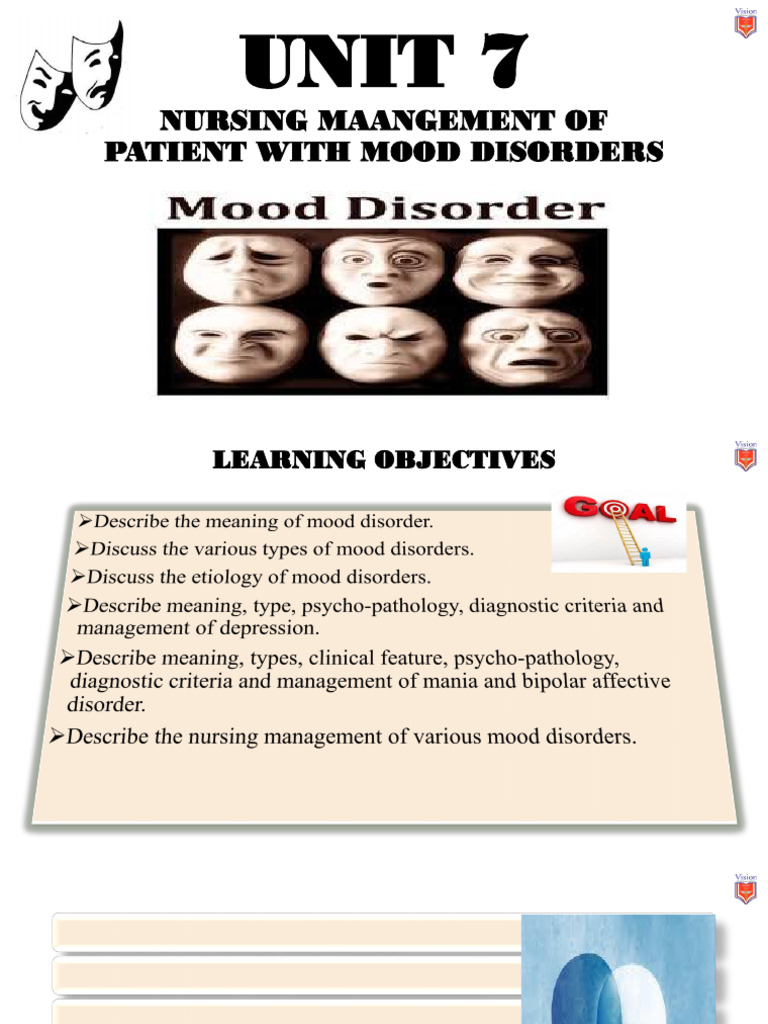 Nursing Management of Mood Disorders | PDF | Mania | Bipolar Disorder
