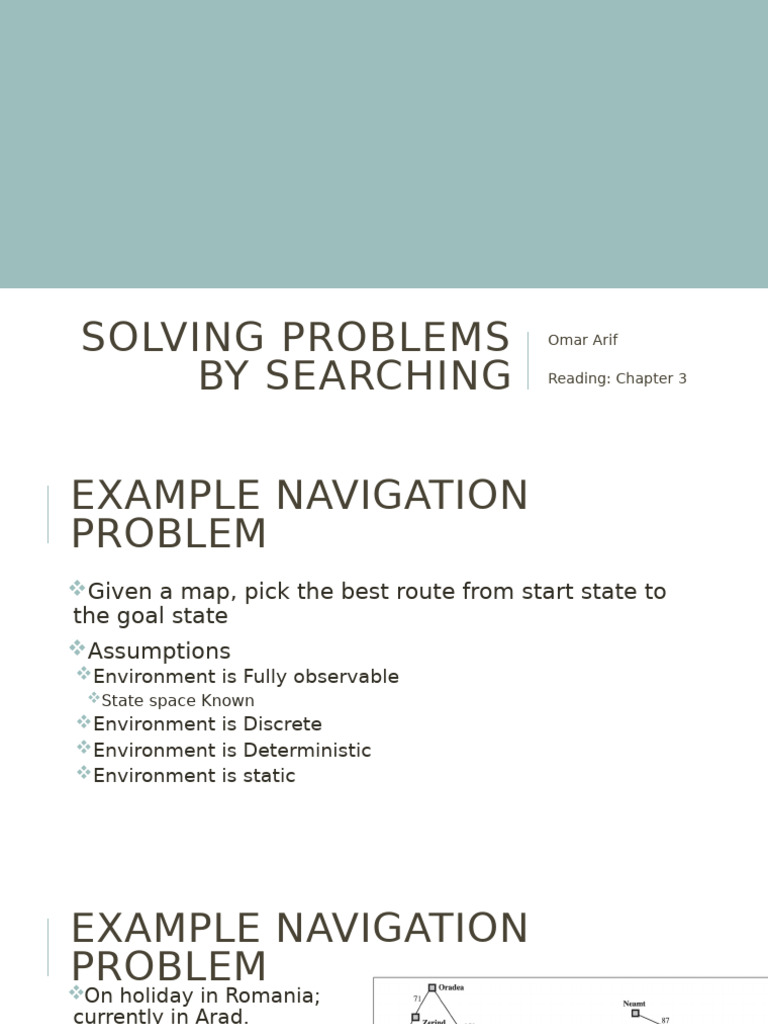 2 - Solving Problems by Searching | PDF | Vertex (Graph Theory) | Theoretical Computer Science