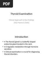 Thyroid Status Examination OSCE Checklist Geeky Medics | PDF | Thyroid ...