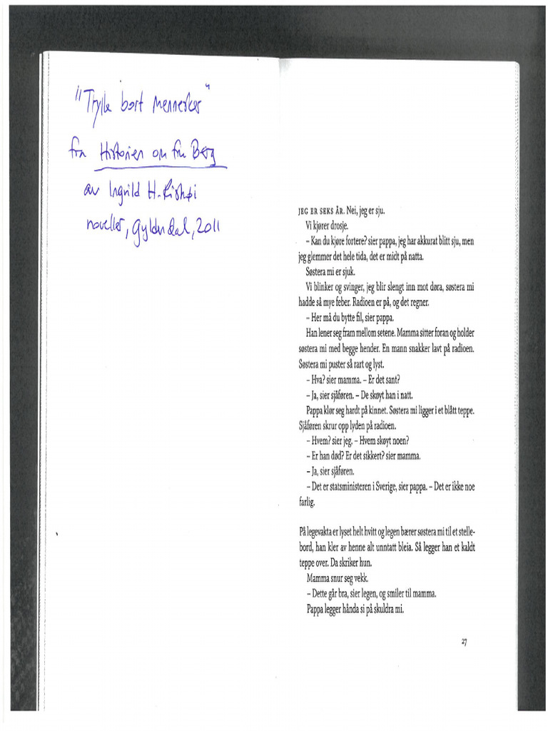 Ingvild Rishøi - Trylle Bort Mennesker | PDF