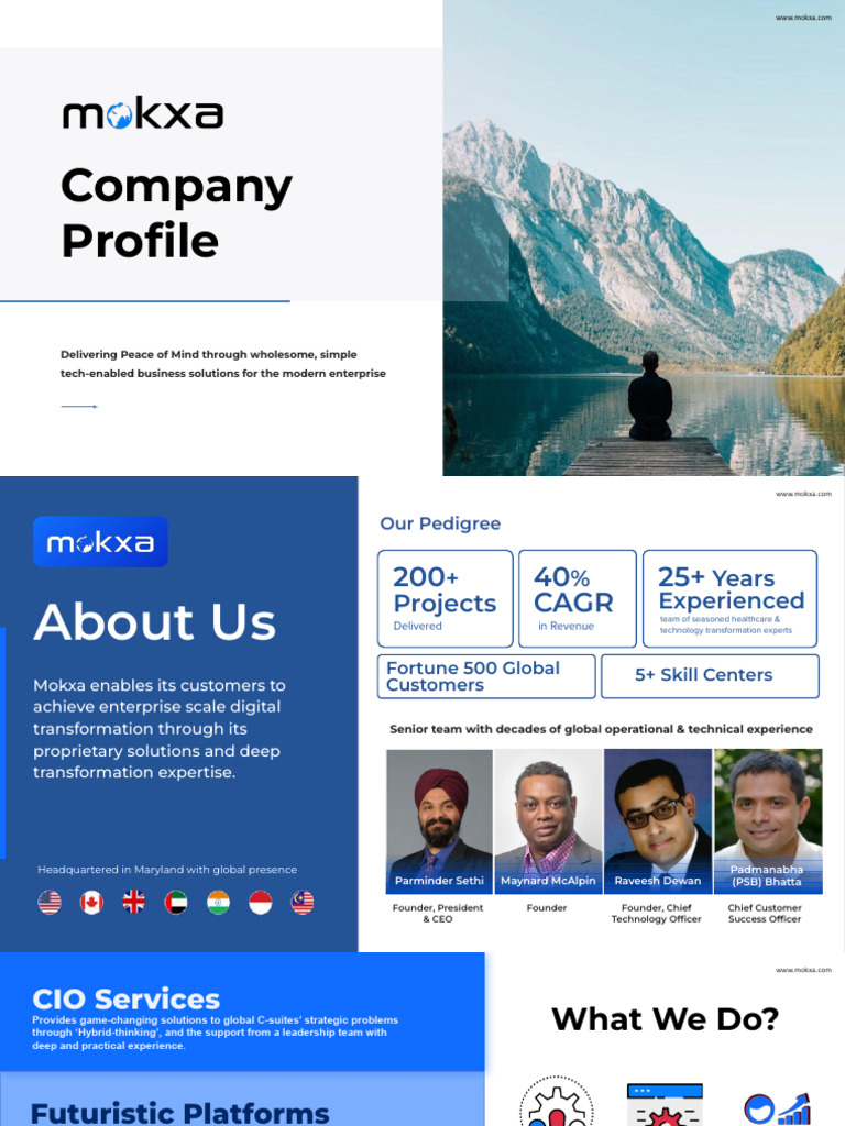01_Mokxa Company Profile - for ISBS .pptx | PDF | Cloud Computing | Business