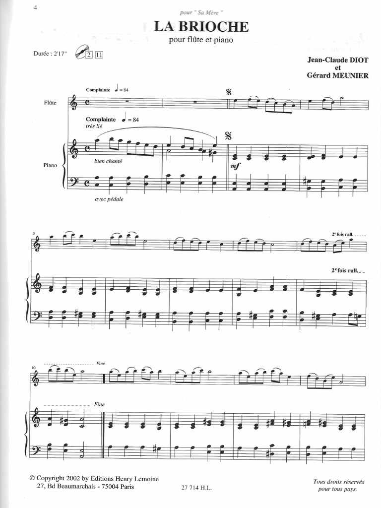 Doit-Meunier La Brioche | PDF