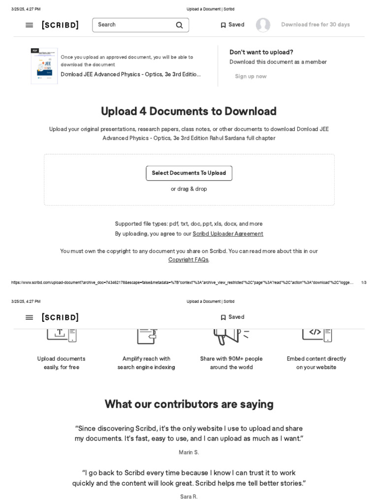 -34-Upload a Document _ Scribd | PDF | Scribd | World Wide Web