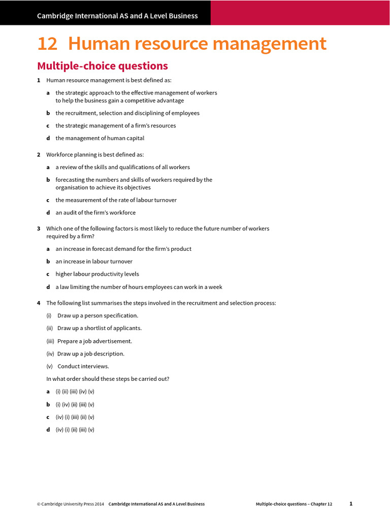 Human Resources Practice Workshet | PDF | Recruitment | Employment