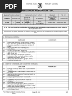 Annexure j1 Assessment Form Pre Moderation | PDF | Bias | Cognition