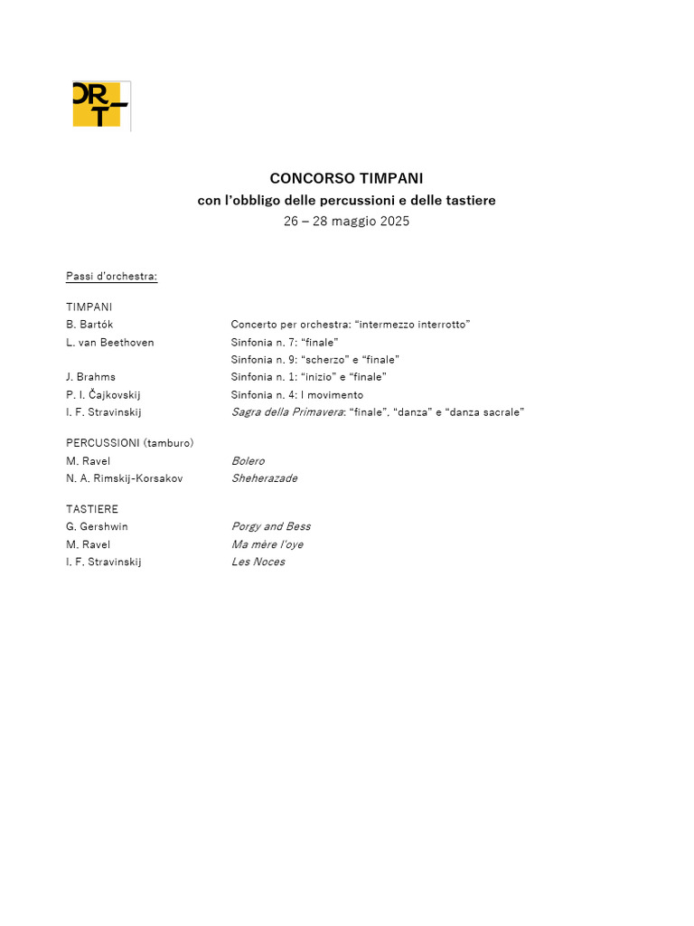 Passi Timpani 2025 | PDF