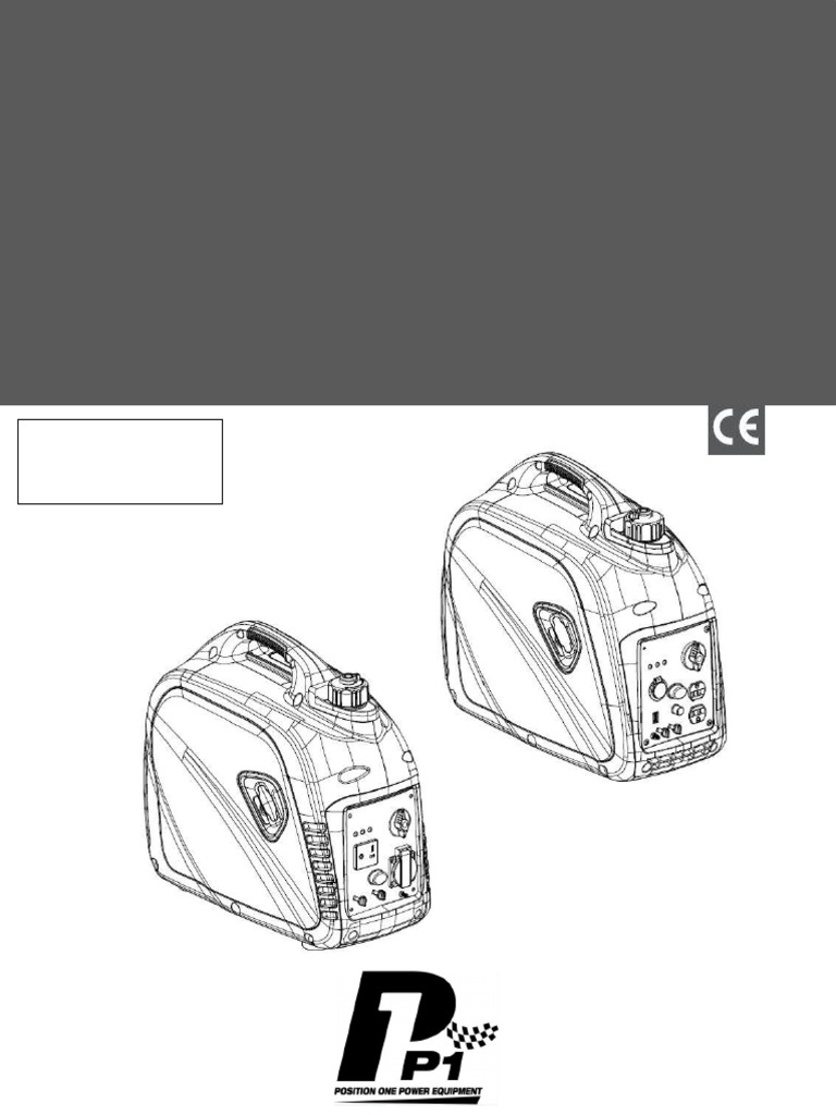 P1 P2500i Generator User Manual | PDF | Electric Generator | Electrical Engineering