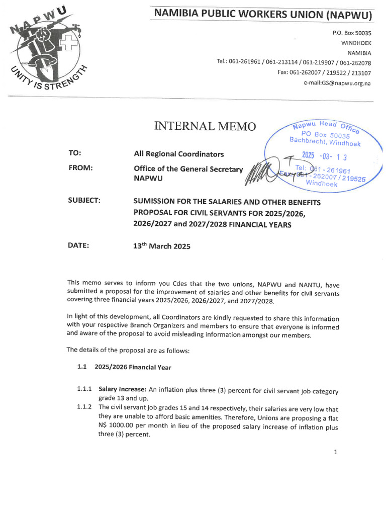 Memo To Coordinators | PDF