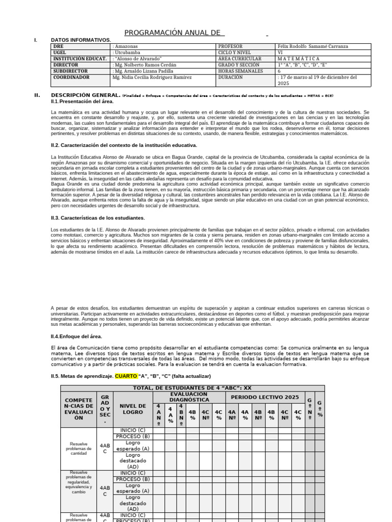 Programacion Cuarto | PDF | Ecuaciones | Geometría