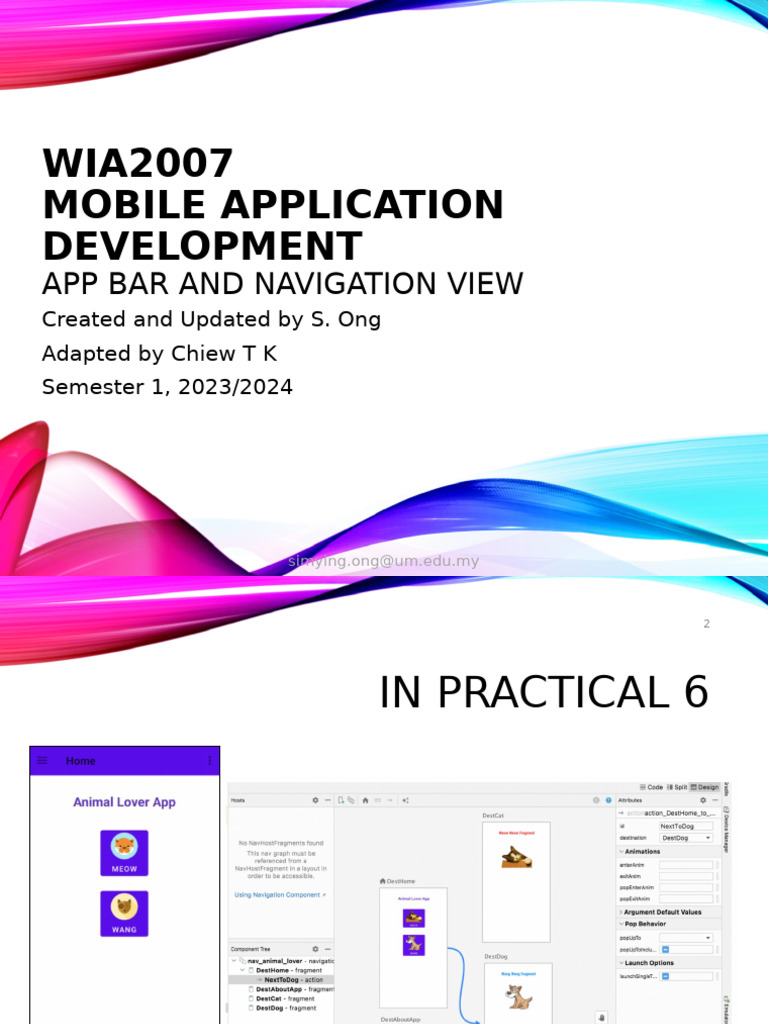 Android App Bar and Navigation Setup | PDF | Menu (Computing) | Mobile App
