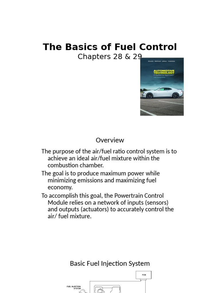 Fuel Control Basics: Air/Fuel Ratio Explained | PDF | Fuel Injection ...