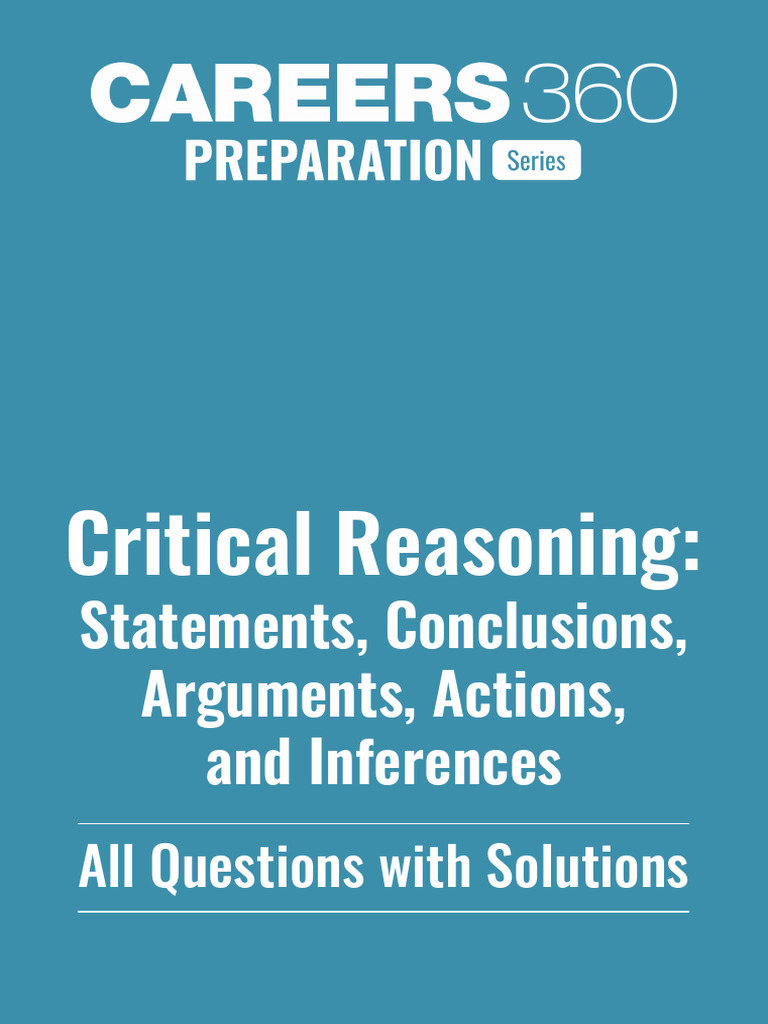 Critical Reasoning Questions & Solutions | PDF | Flowers | Critical ...
