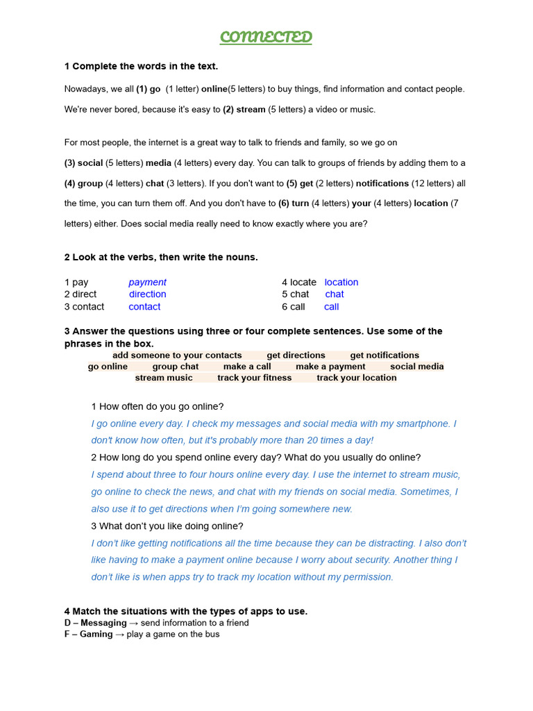 Marcel Borràs Fernández - VOCABULARY PRACTICE UNIT 5 (S3) | PDF ...