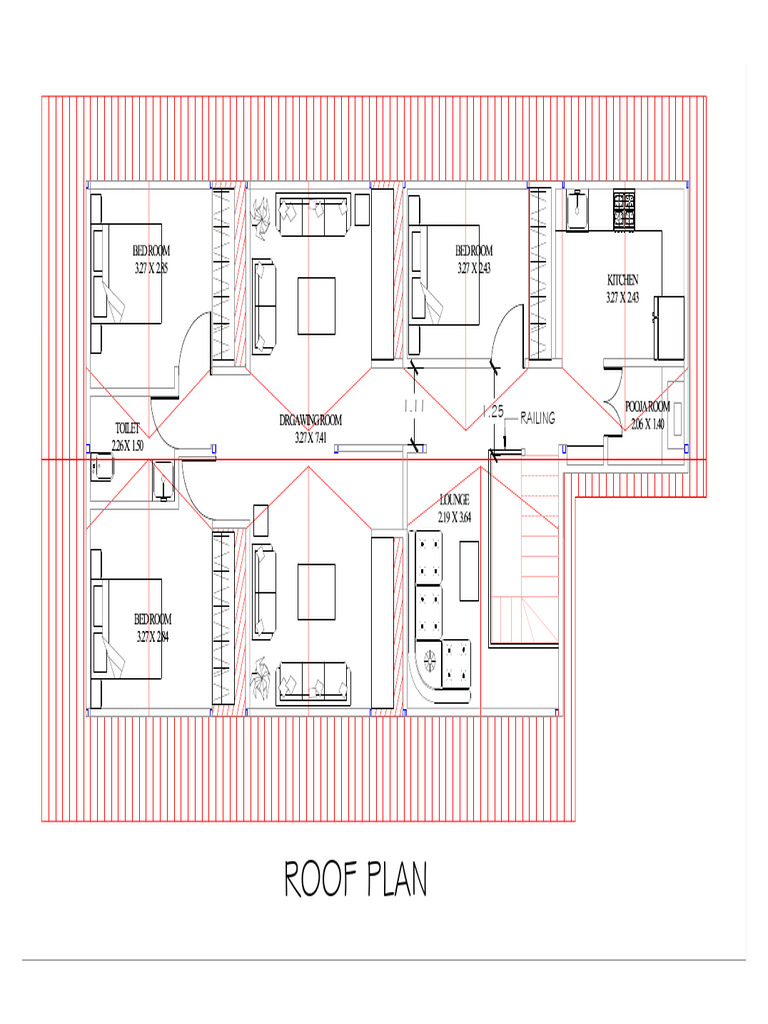 Roof Plan - 095156 | PDF