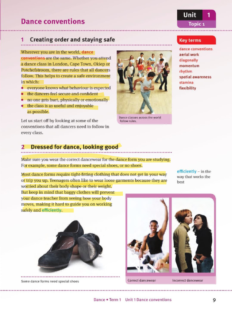 Dance Conventions | PDF