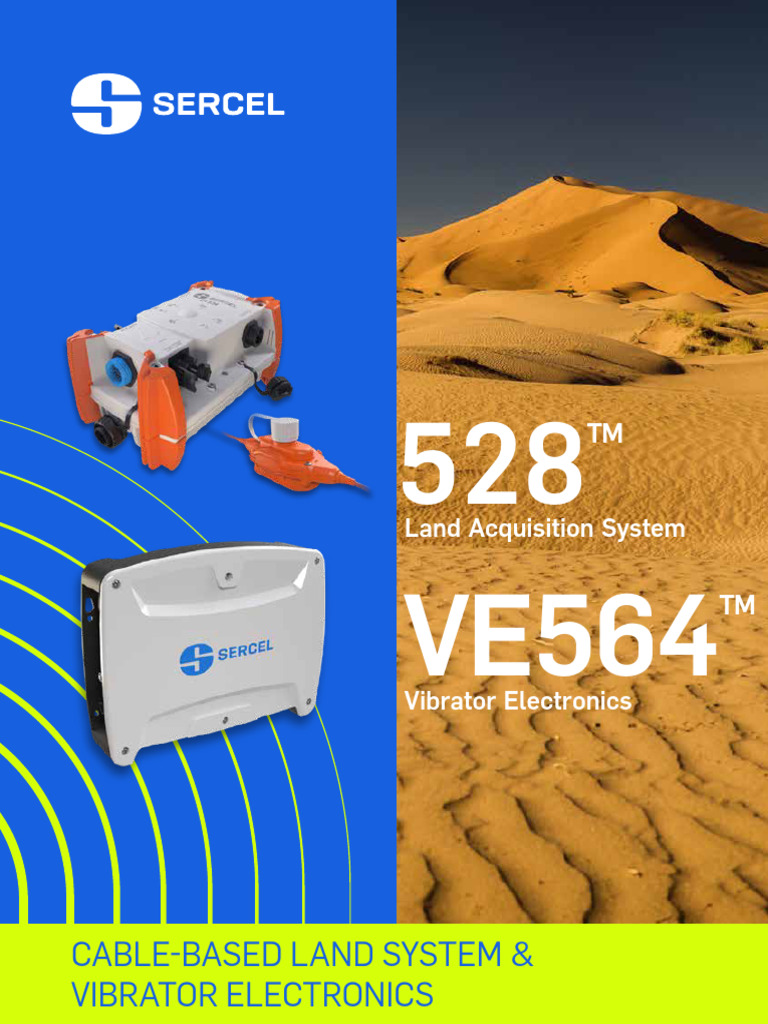 528 VE564 Brochure Sercel EN | PDF | Reliability Engineering | Systems Engineering