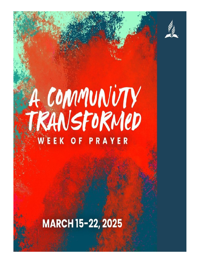 2025 Youth Week of Prayer | PDF | Jesus | Gospel Of Mark