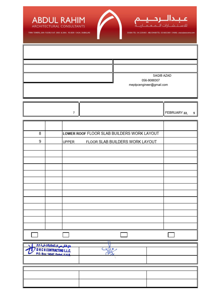 DHCN - Arac - 312BL - SD - Mep - 27-Roof and Upper Roof Slab Builders ...