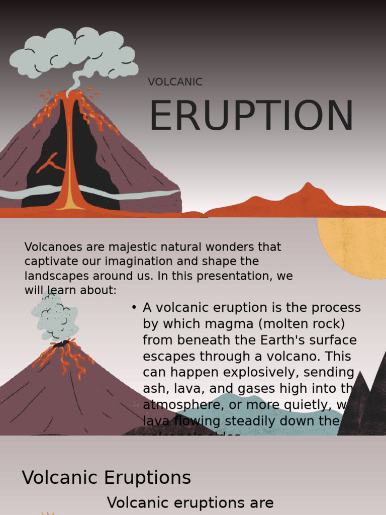 Exploring Volcanoes Earth Science Education Presentation Organic Semi ...