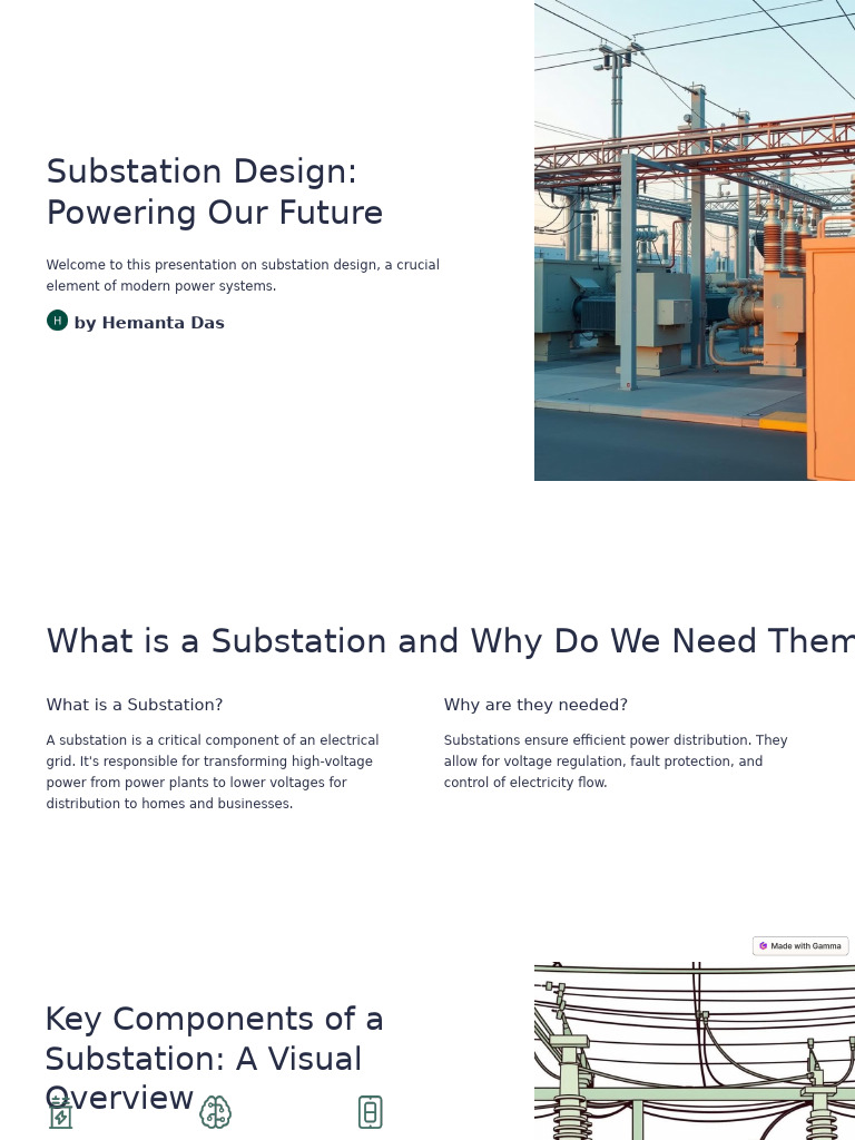 Substation-Design-Powering-Our-Future 446 | PDF | Electricity ...