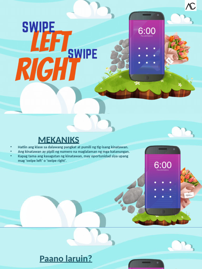 Swipe Left and Swipe Right | PDF