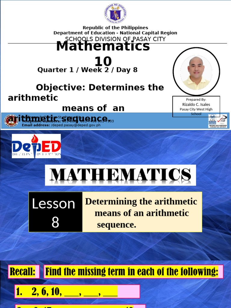 newDBOW 2023 PPT Lesson Q1 D8 | PDF | Mathematics | Arithmetic