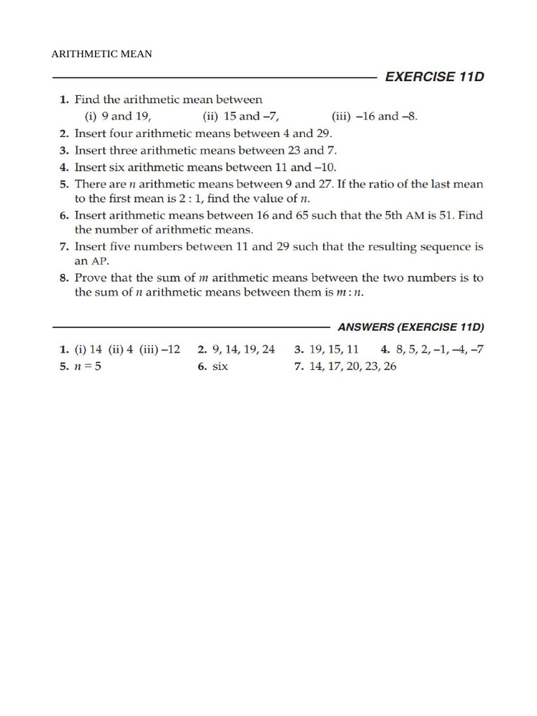 Am,Gp,Gm Homework | PDF