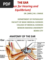 Gr.12 Life Sciences The Ear | PDF | Ear | Auditory System