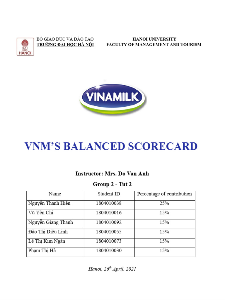 TUT2 Group 2 VNM Google Docs | PDF | Milk | Dairy Farming