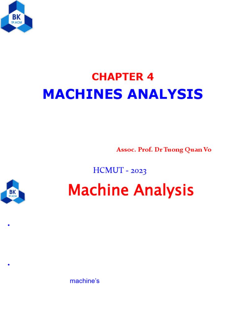 Chapter 4 - Machine Analysis | PDF | Force | Machines