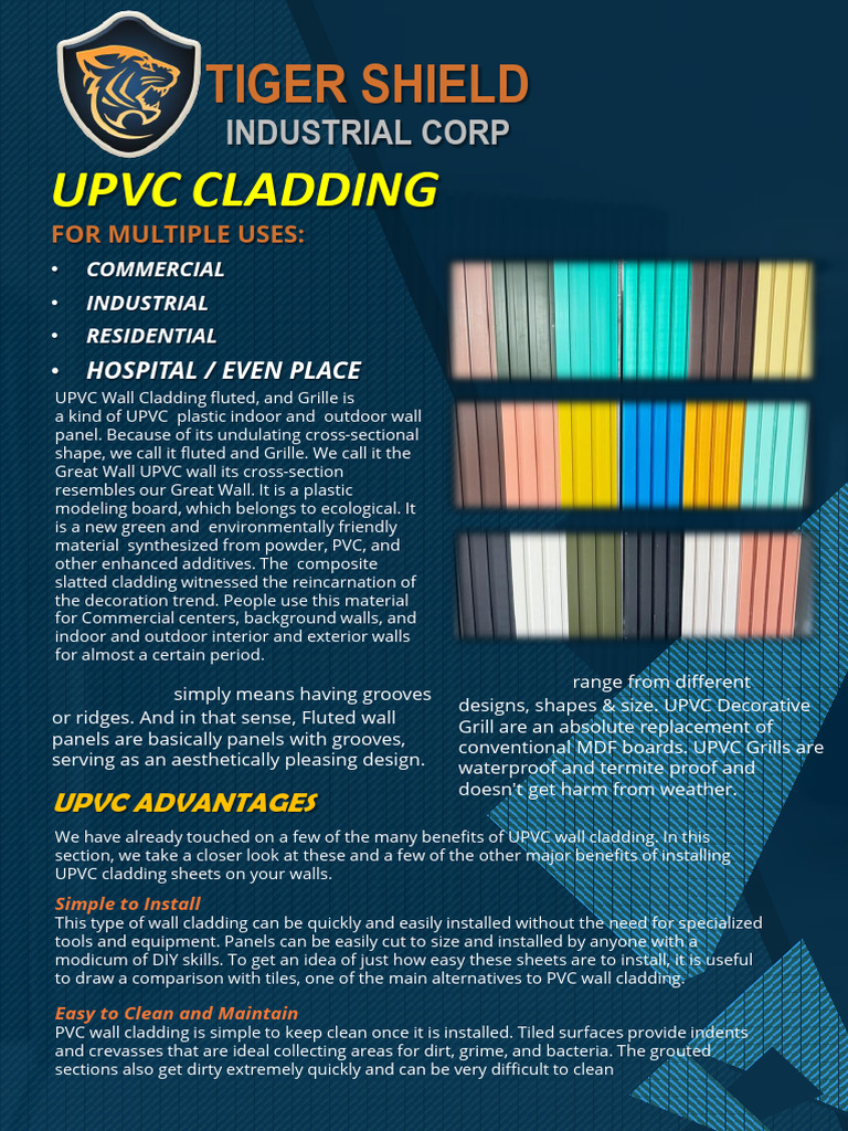 Flyers UPVC Wall Cladding_8d7401de-2cf8-4fbd-9640-f03a5ffc81cf | PDF ...