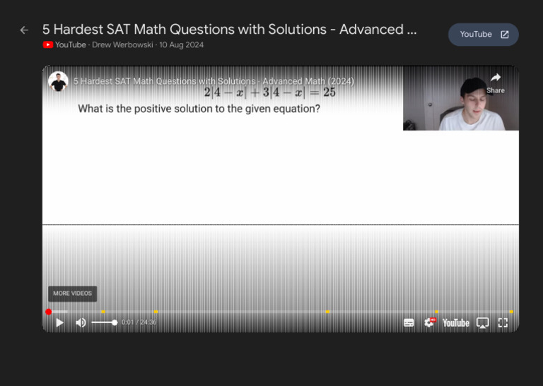 Hardest SAT Math Questions Explained | PDF