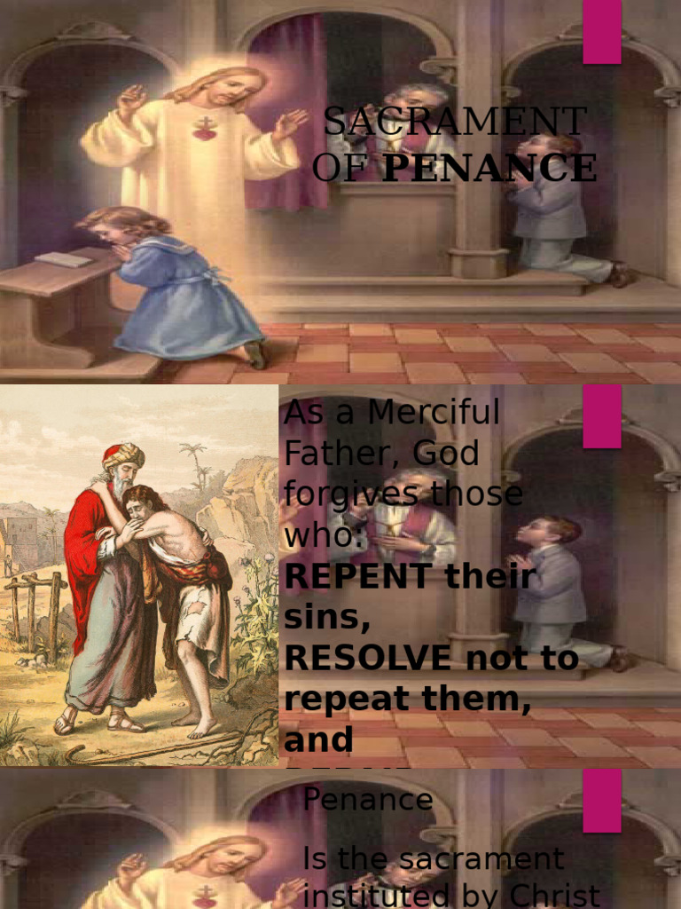 Understanding the Sacrament of Penance | PDF | Penance | Christian ...