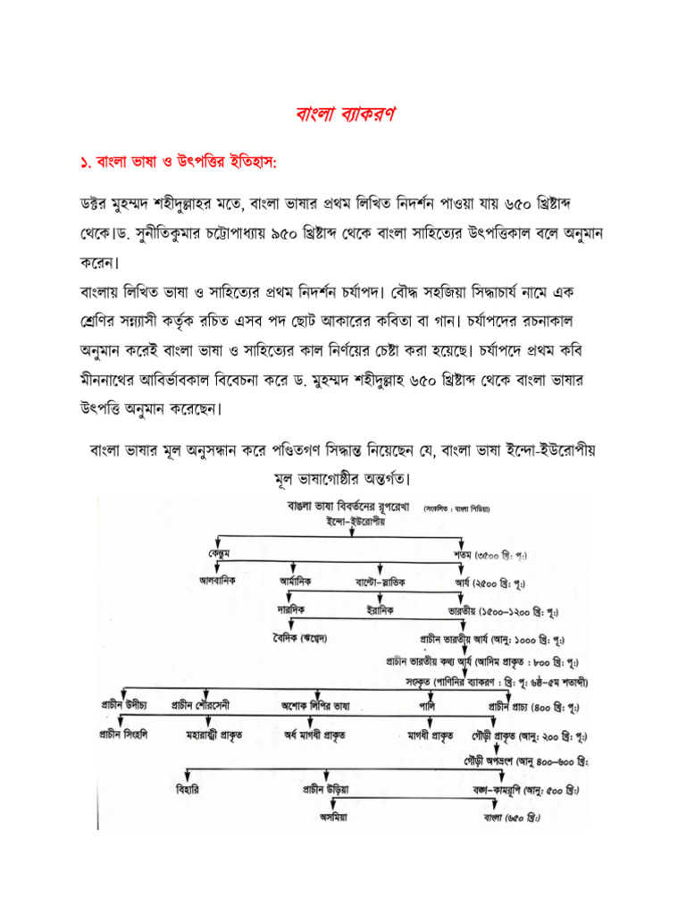 Bangla 1 | PDF