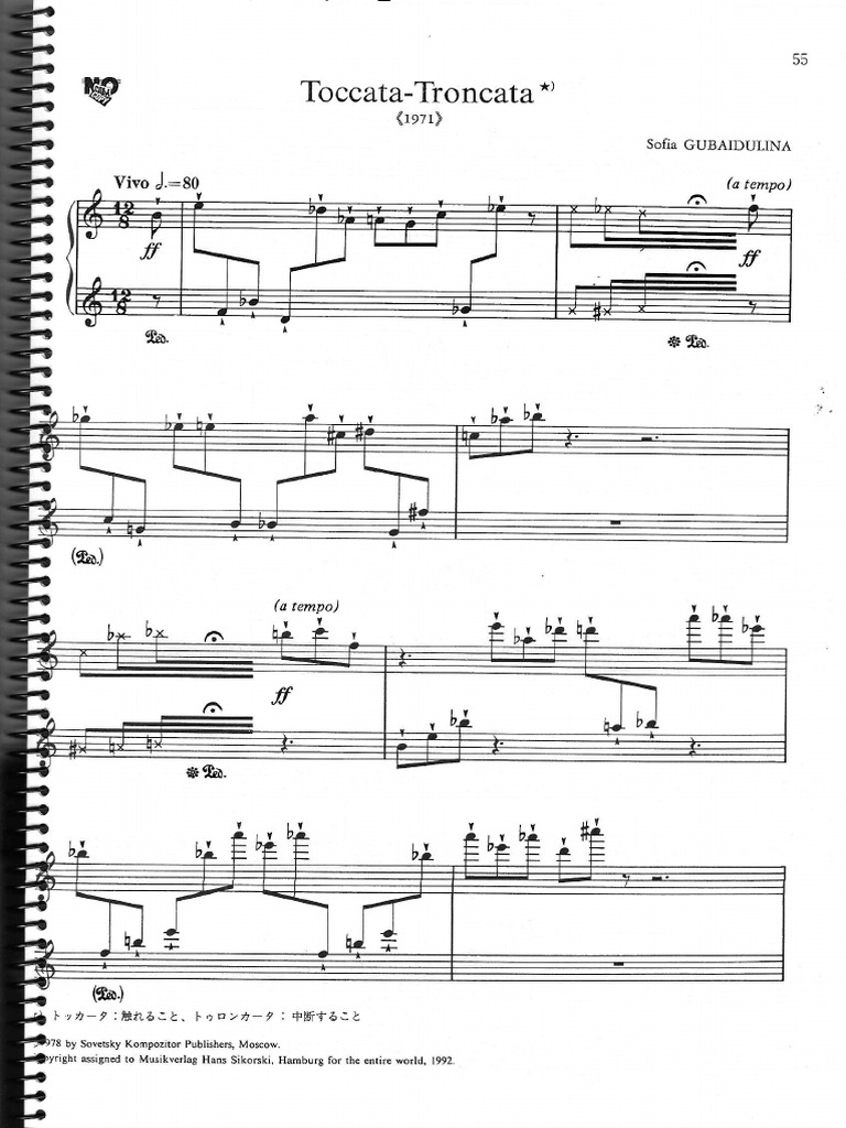 Toccata-Troncata (1971) | PDF