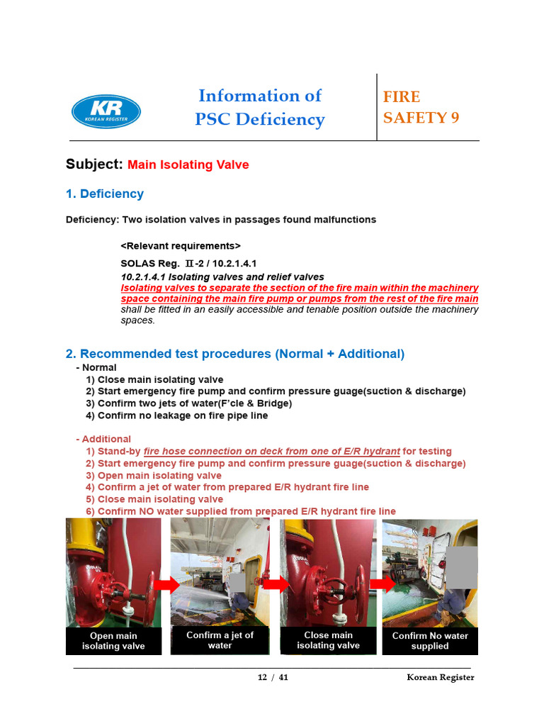 Main Isolating Valve | PDF