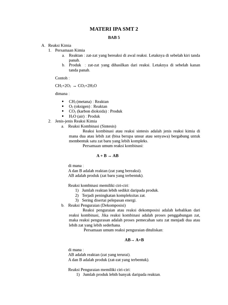 MATERI IPA SMT 2 | PDF