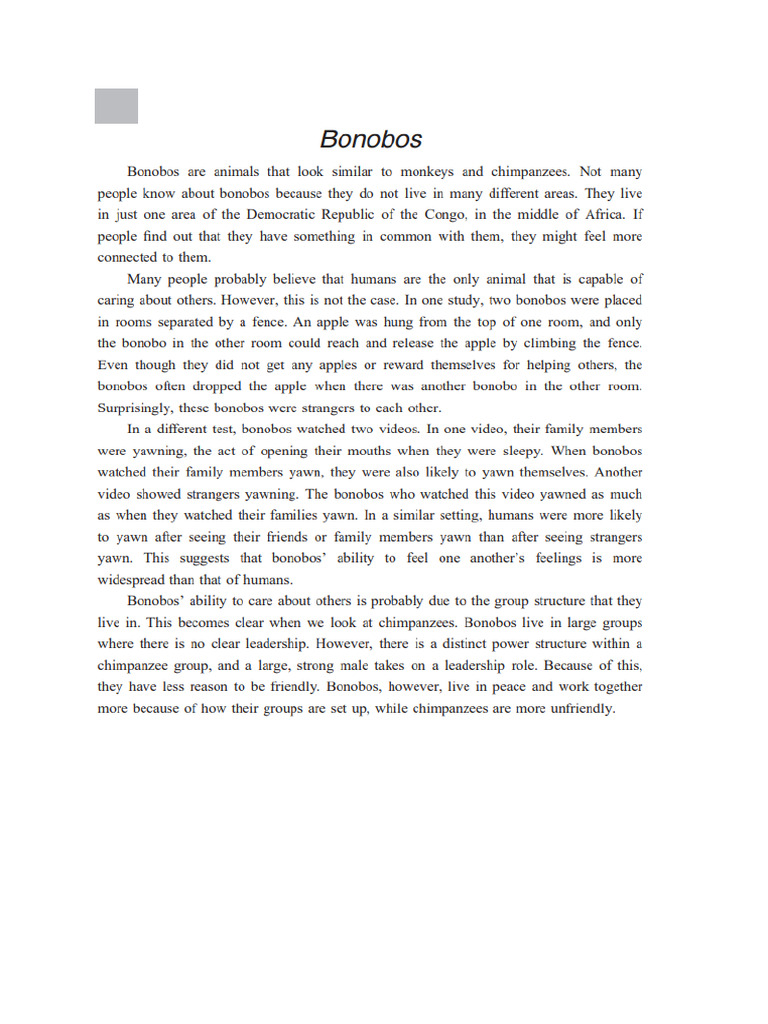 Eiken 2 Reading | PDF