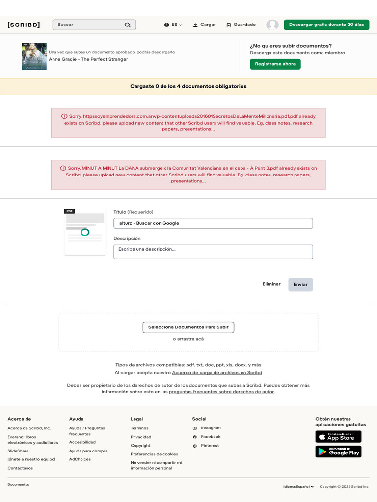 Suba Un Documento Scribd 2 | PDF | Scribd