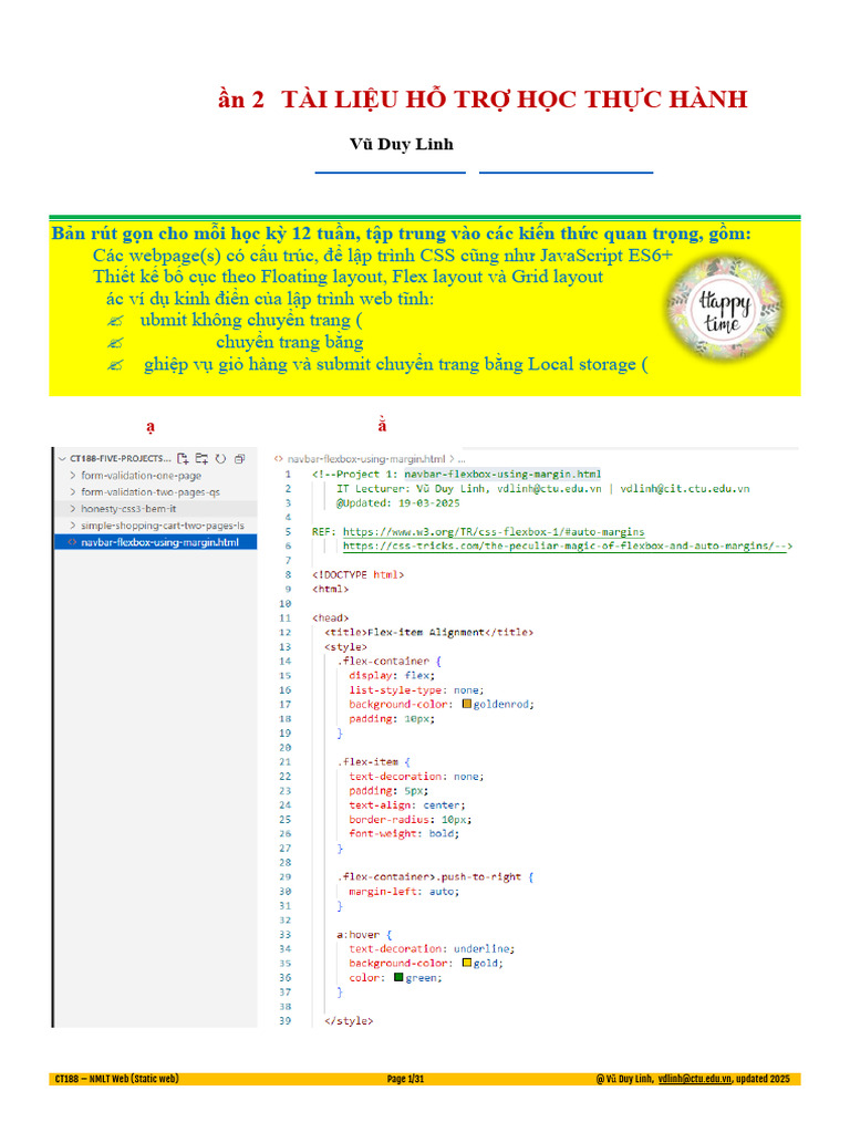 CT188-Phan 2-TAI LIEU HO TRO HOC THUC HANH | PDF
