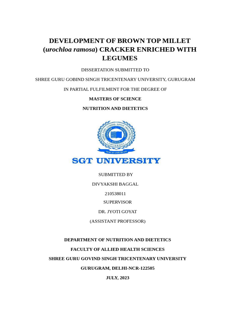 Front Pages - Dissertation | PDF | Thesis | Higher Education