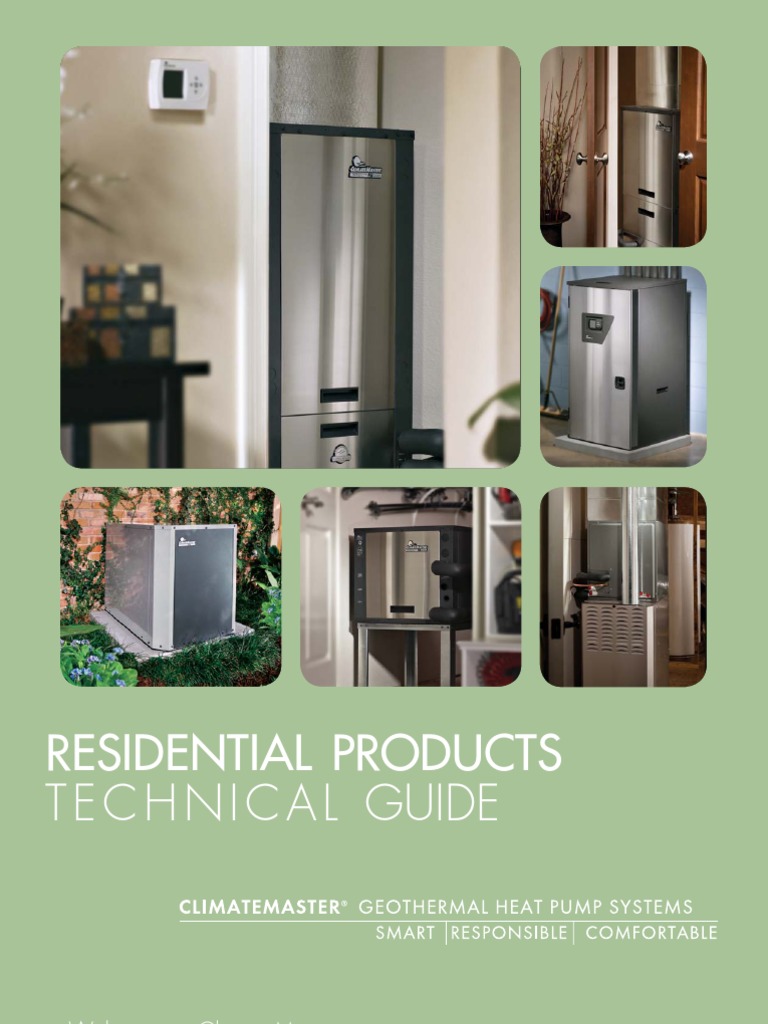 Climate Master All Products Catalog | PDF | Heat Pump | Hvac