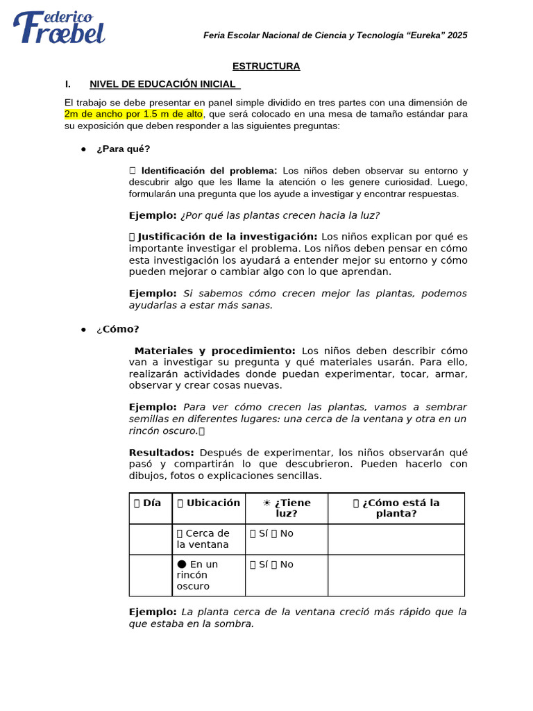 Eureka 2025 - Estructura | PDF | Diseño | Hipótesis