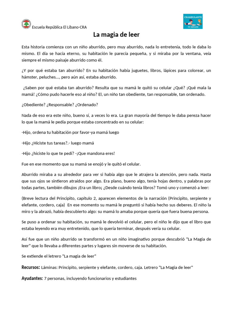 La Magia de Leer | PDF