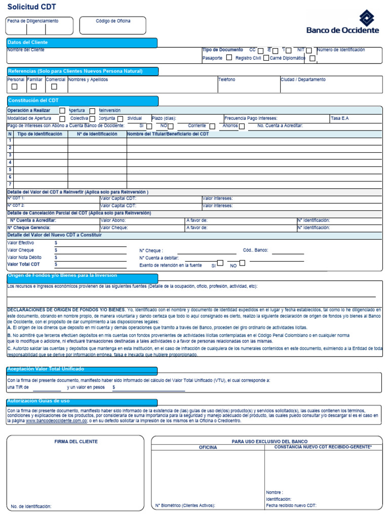 CDT Completado | PDF | Bancos | Cheque