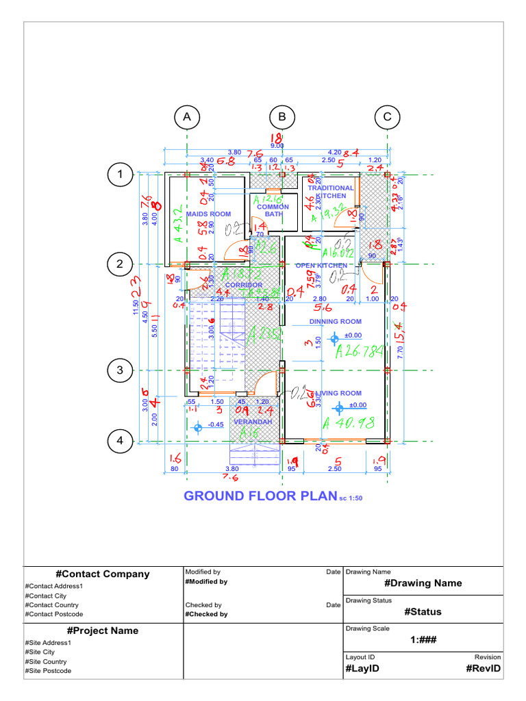 FOR Construction Drafting Ground FLOOR Plan | PDF
