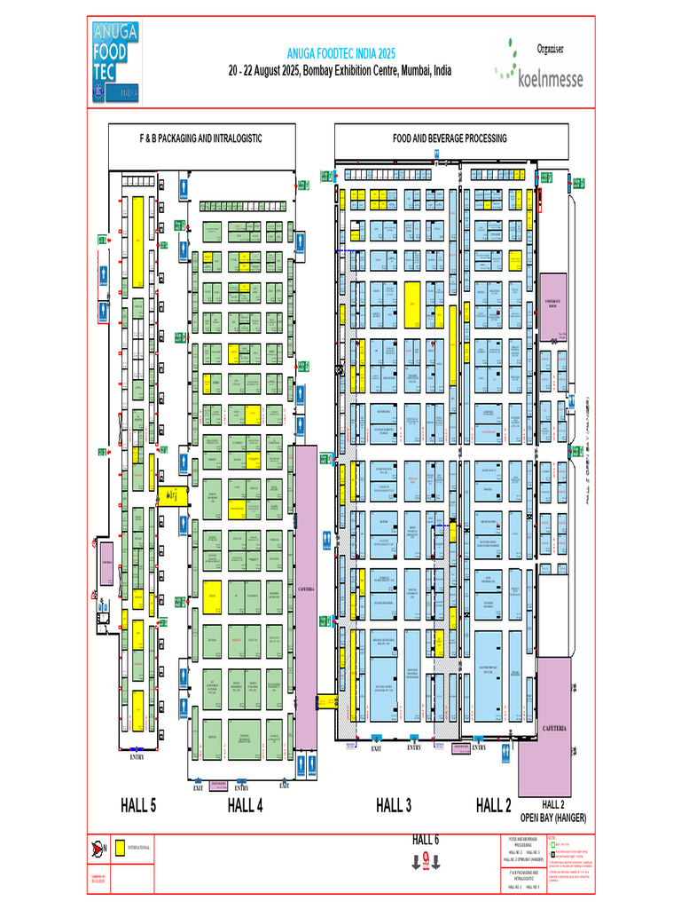 Floor Plan Anuga FoodTec India 2025 - 05032025 | PDF