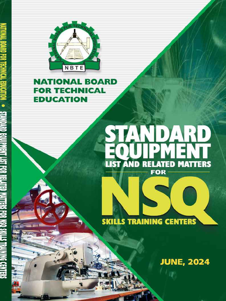 NSQ Standard Equipment List 2024 | PDF