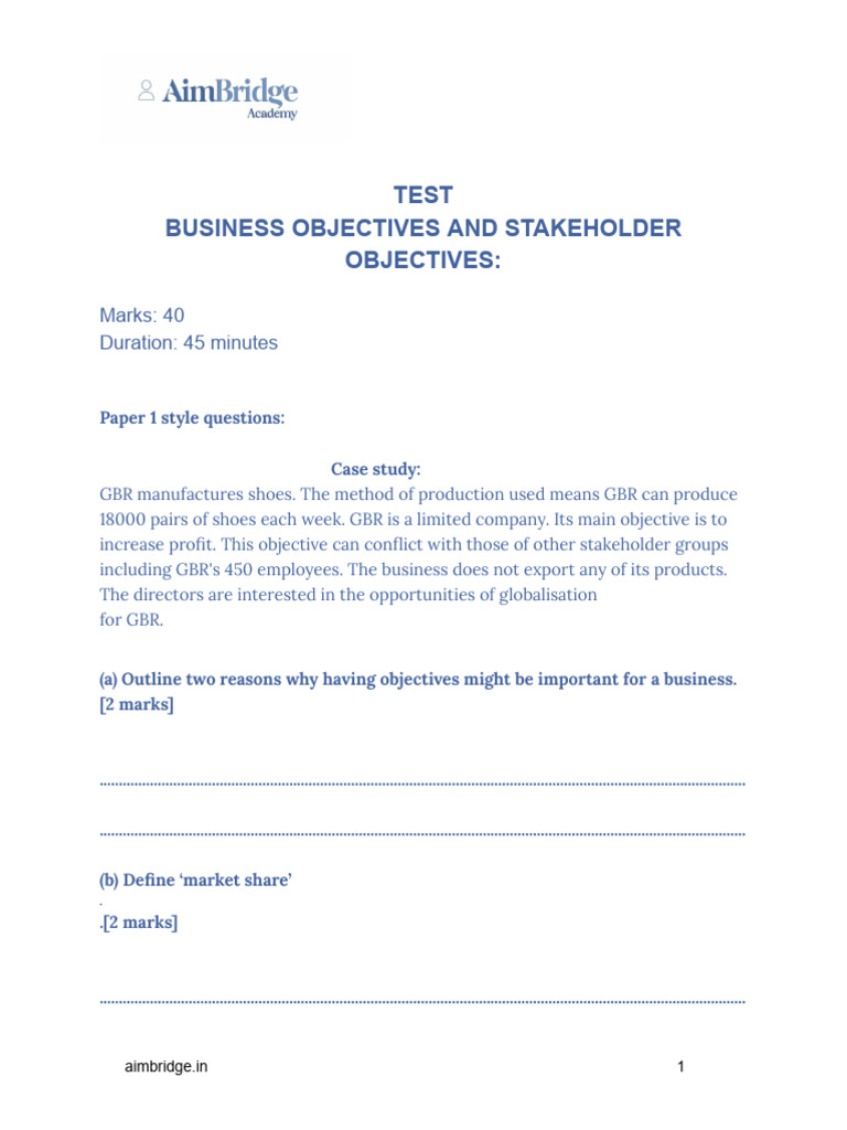 Enterprise, Business Growth and Size Test - Docx-3 | PDF | Financial ...